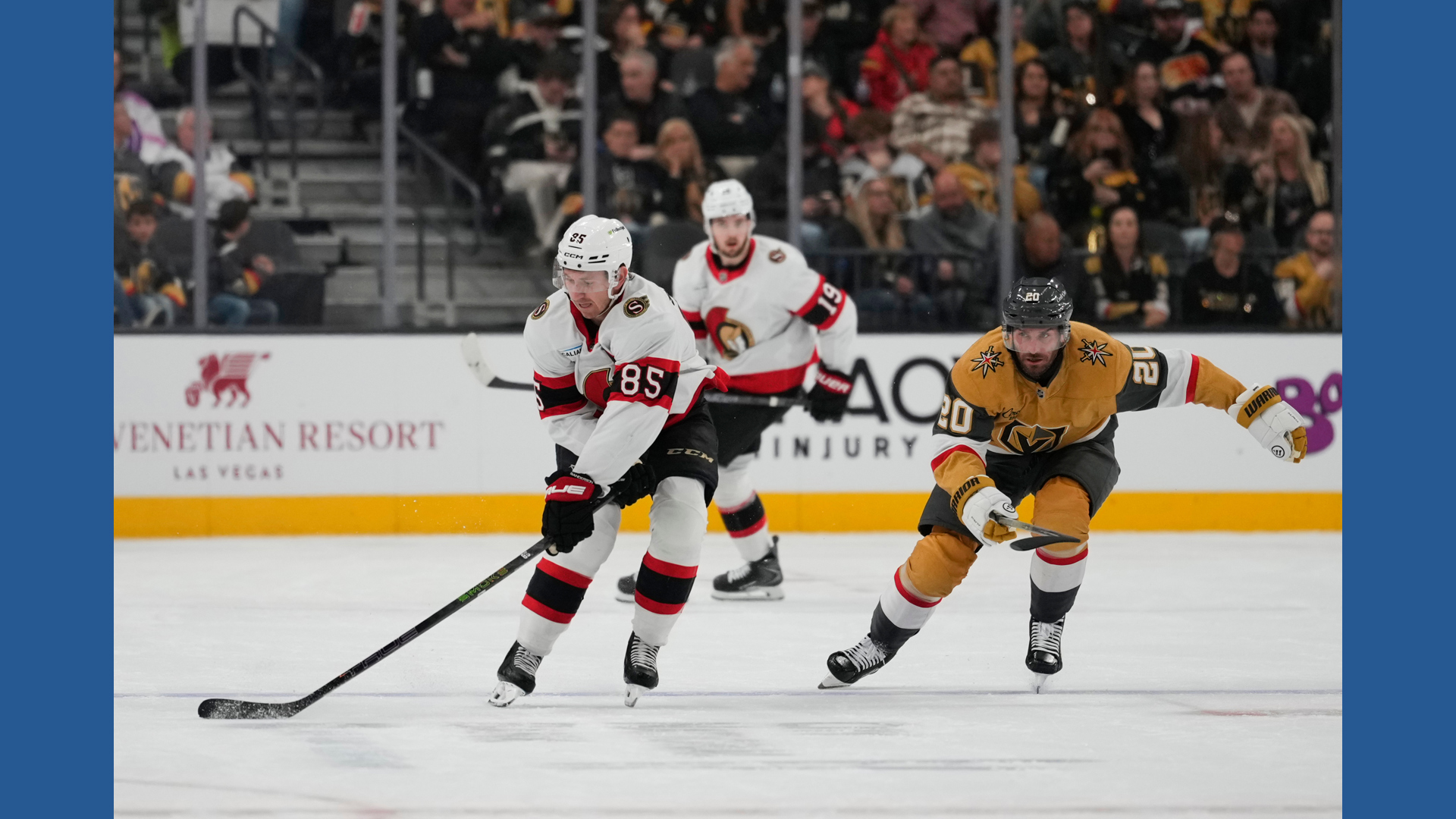 Senators edge Golden Knights 4-3 in shootout for rare victory at Vegas ...