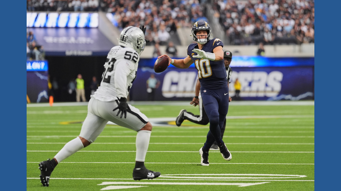 Chargers QB Justin Herbert returns to practice Thursday following ...