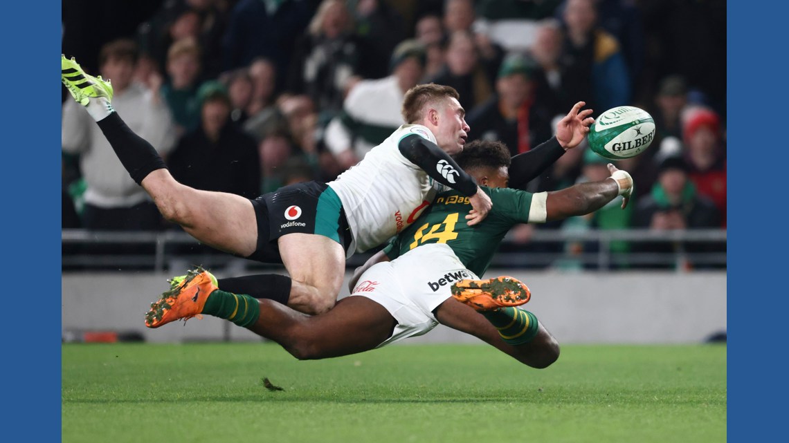 Chaos and drama mark the Springboks' first win over Ireland in Dublin ...