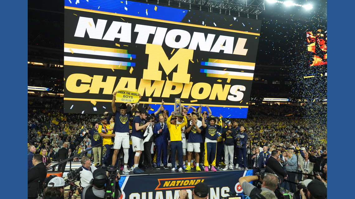 In NCAA title game, a Michigan team on a roll tries to derail a UConn ...