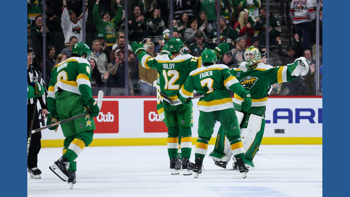 Wallstedt, Boldy carry surging Wild past Hurricanes, 4-3 in shootout ...