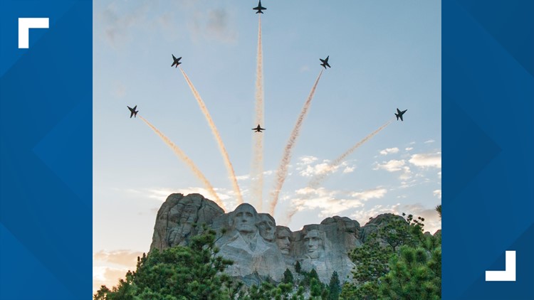 PHOTOS: Military flyovers at Mt. Rushmore | wtol.com