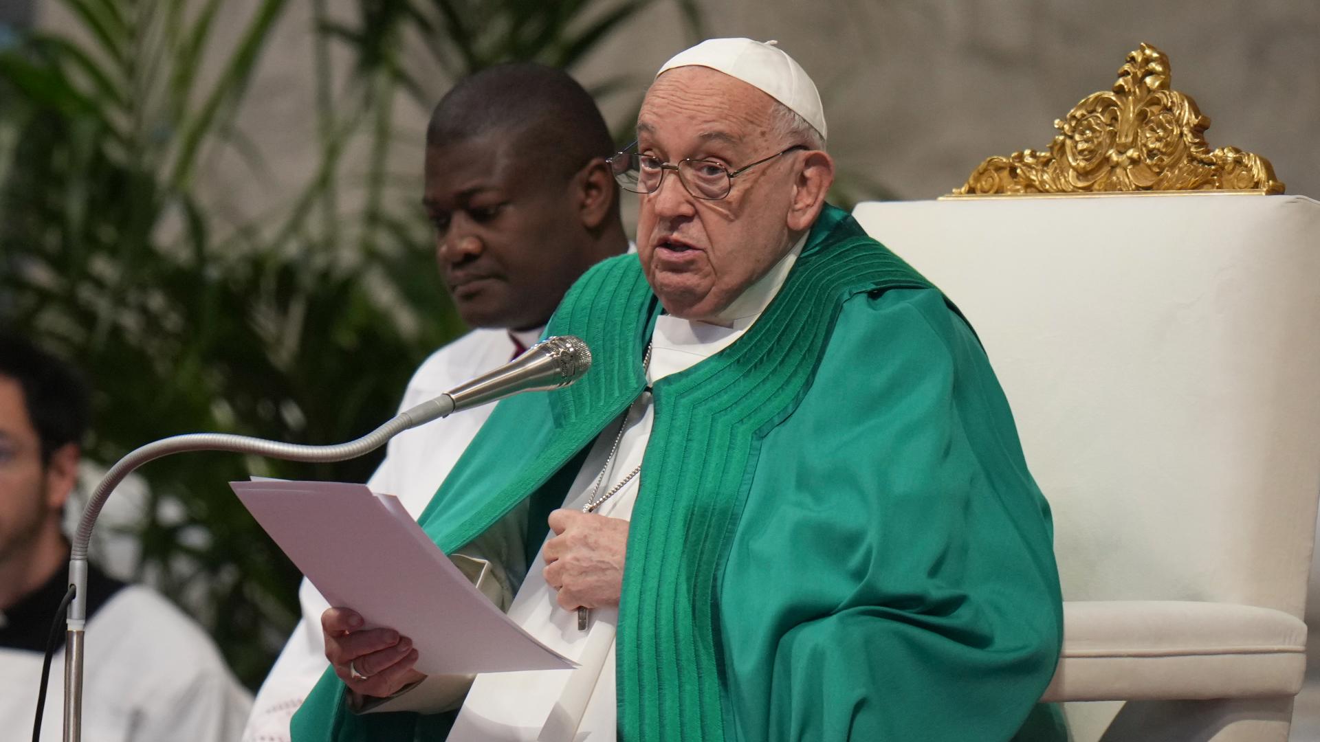 Pope Francis Calls For Investigation Of Genocide Allegations In Gaza