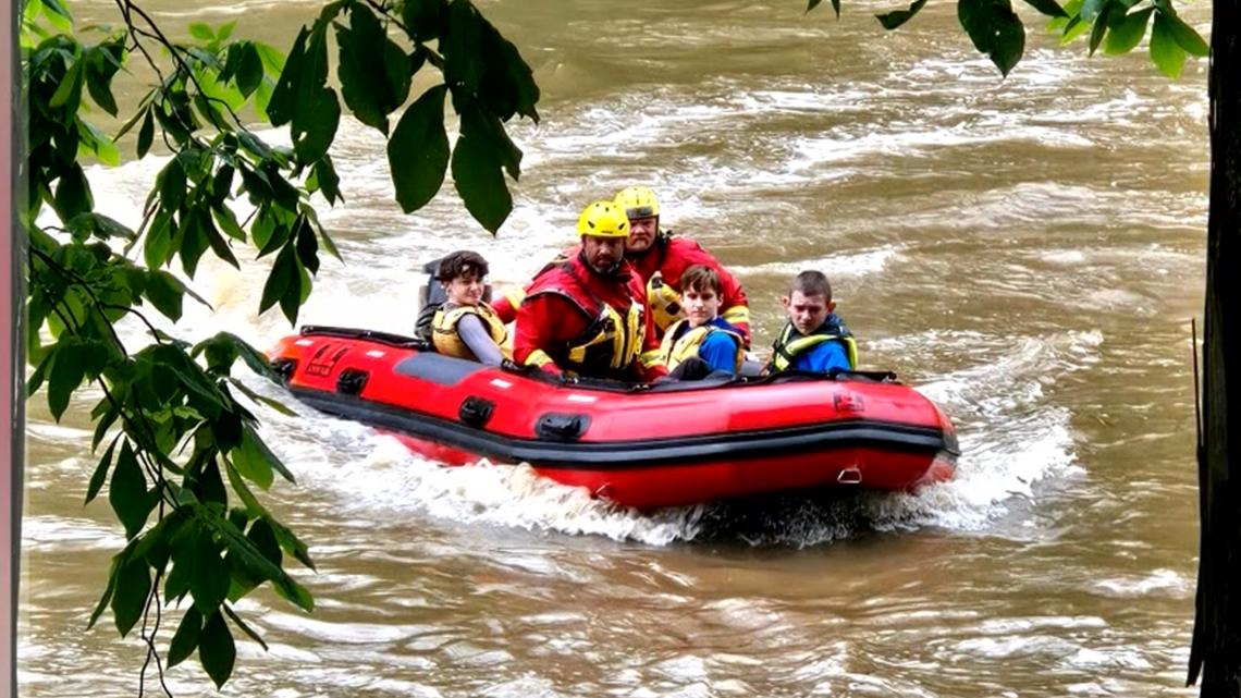 28 Boy Scouts, parents rescued from a West Virginia riverbank | wtol.com