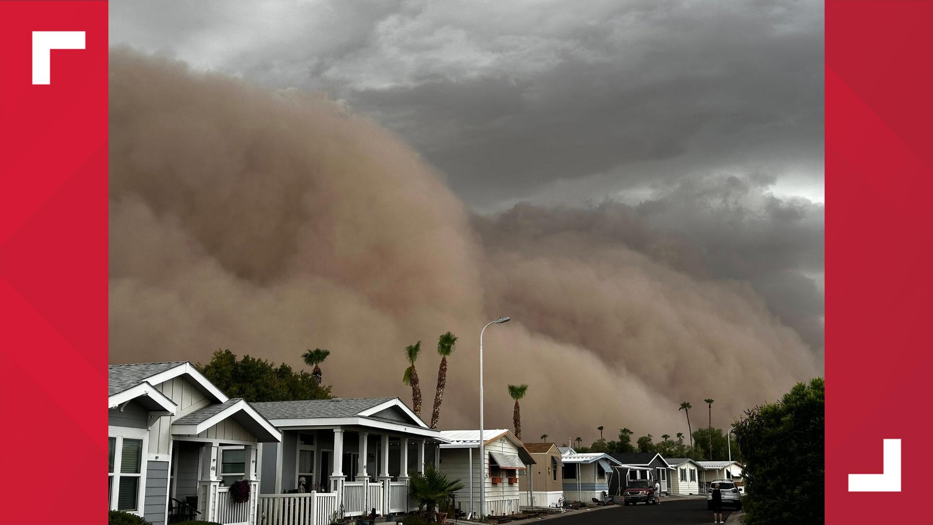 PHOTOS: Massive dust storm moves through Valley | wtol.com