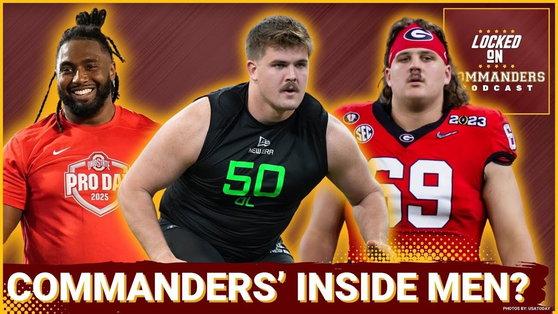 Commanders' IOL BIG BOARD: Grey Zabel, Tate Ratledge, Donovan Jackson ...