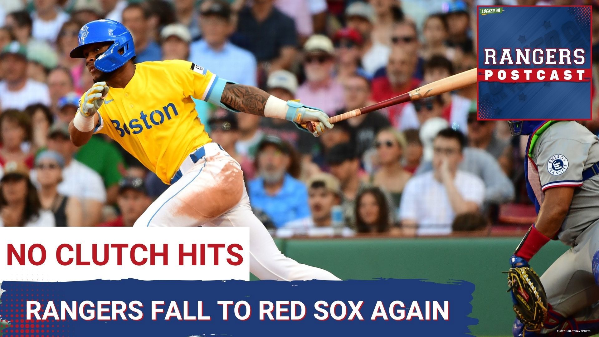 RANGERS POSTCAST: The Rangers were ROUGHED UP by the Red Sox again at ...