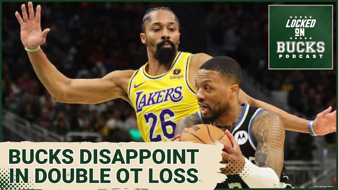 The Milwaukee Bucks lose in double overtime against the Los Angeles ...