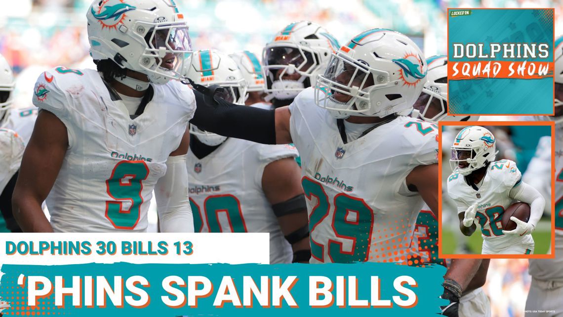 DOLPHINS SQUAD SHOW: DE'VON ACHANE + DEFENSE DOMINATE, LIFT MIAMI ...