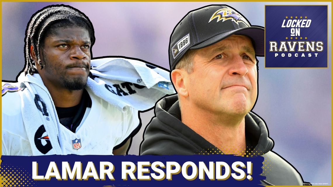Lamar Jackson RESPONDS TO CRITICISM over John Harbaugh firing ...