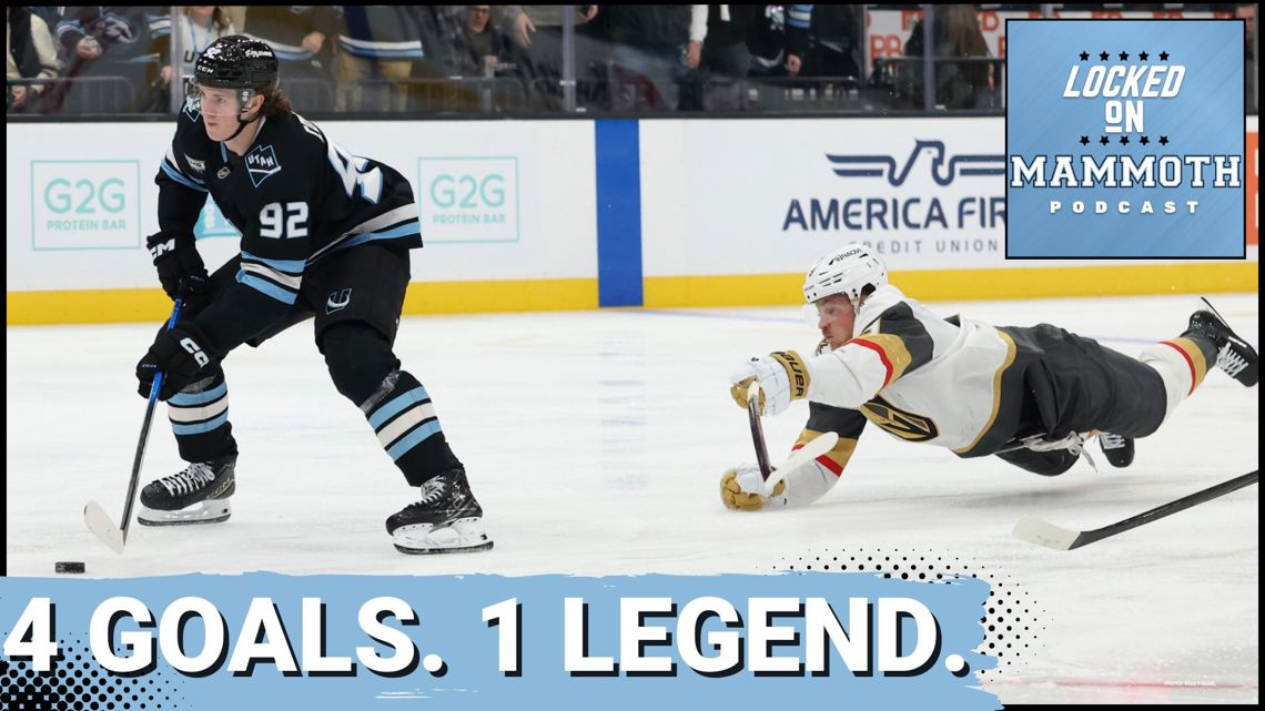 MONSTER: Logan Cooley DESTROYS Vegas With First-Ever Four-Goal Game for ...