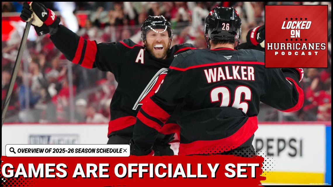 The Carolina Hurricanes' 2025-26 Schedule is Set | wtol.com