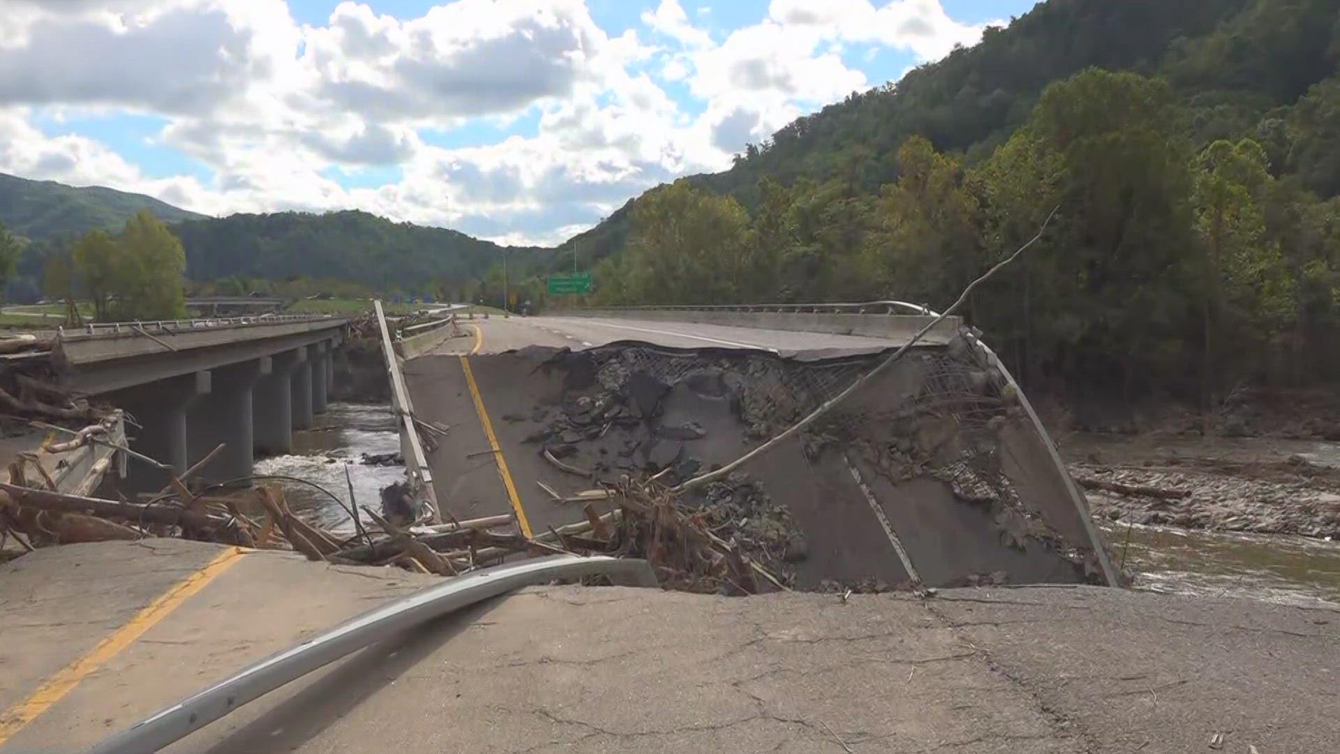 I-40 won't reopen any time soon between NC and TN, NCDOT says | wtol.com