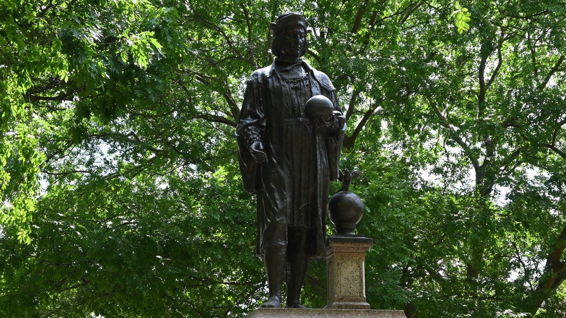 Columbus statue to remain on Ohio Statehouse grounds for now | wtol.com