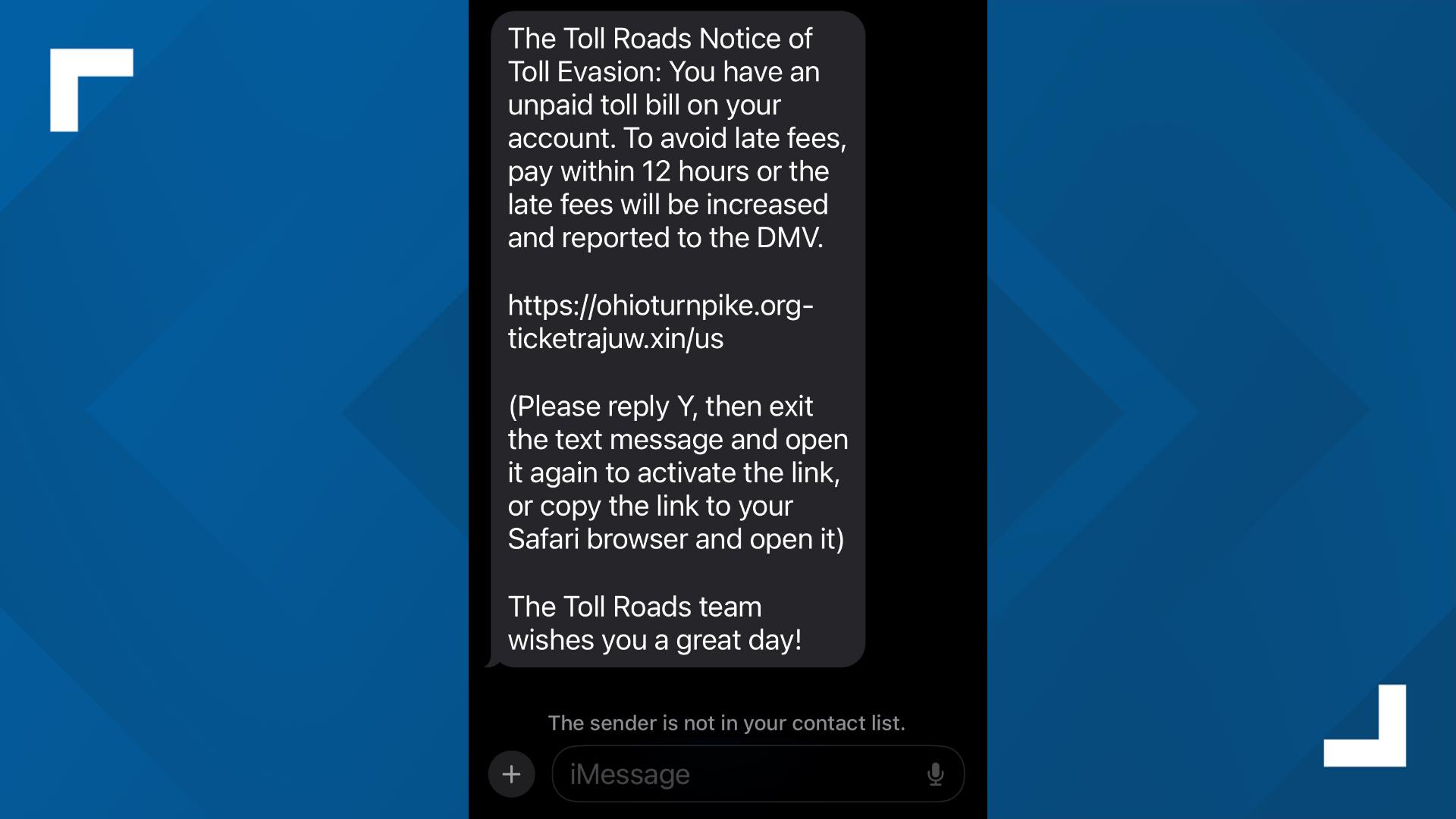 Ohio Turnpike toll text: BBB warns of phishing scam | wtol.com