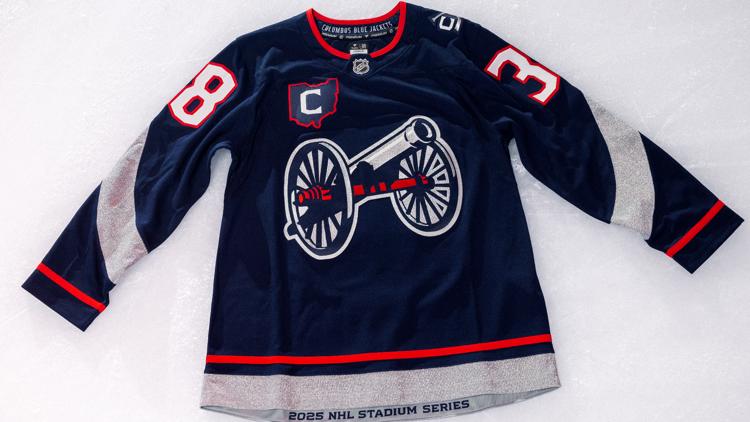 Columbus Blue Jackets unveil jackets for 2025 Stadium Series game in ...
