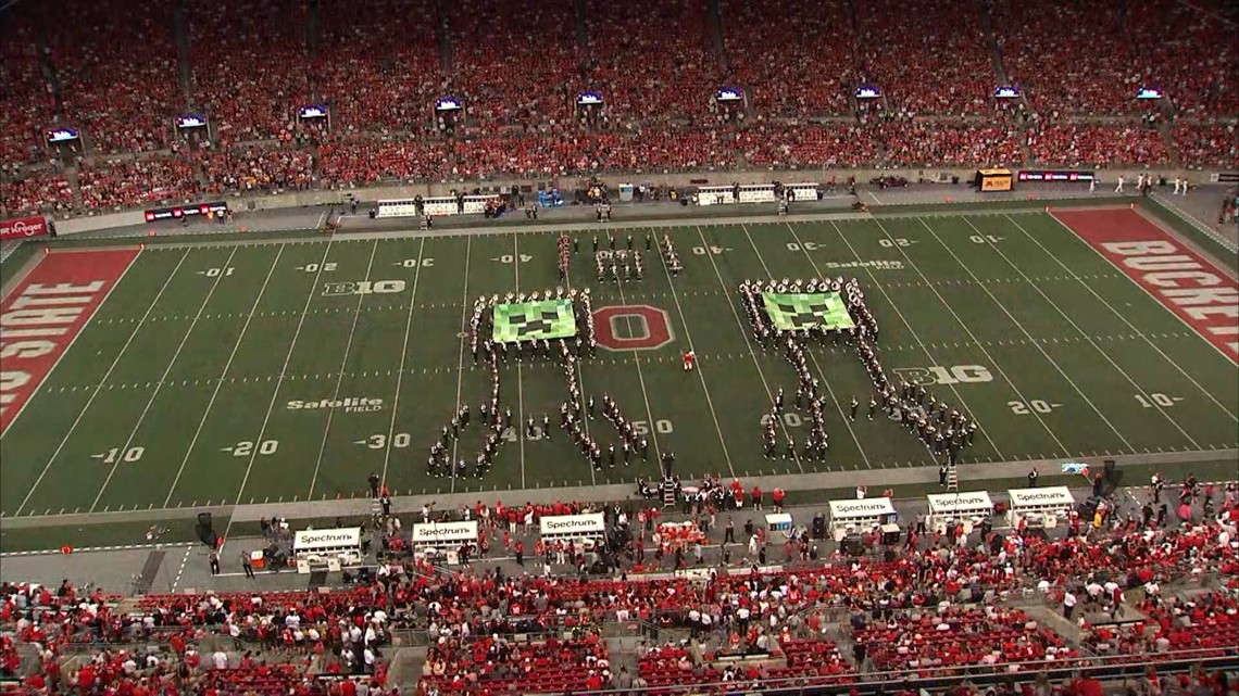 Ohio State Marching Band performs 'A Minecraft Halftime Show' | wtol.com
