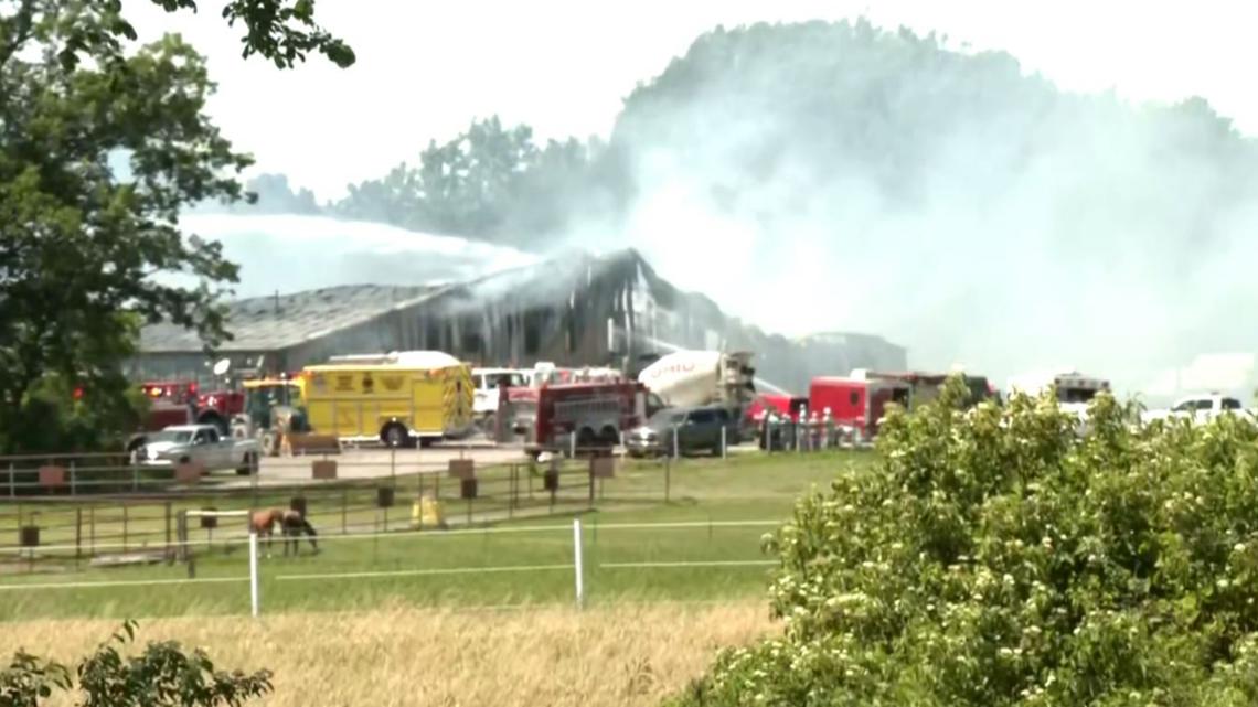 Dozens of horses killed, 1 person injured in barn fire | wtol.com