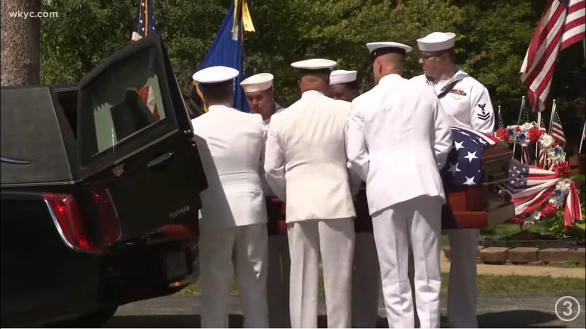 Body of fallen Navy Corpsman Max Soviak returns home | wtol.com