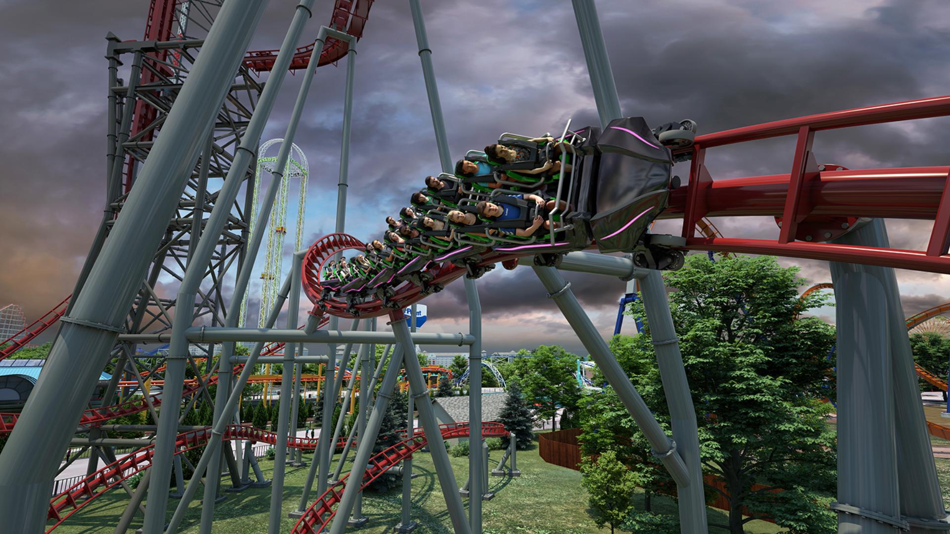 Siren's Curse roller coaster at Cedar Point features unique ride twist ...