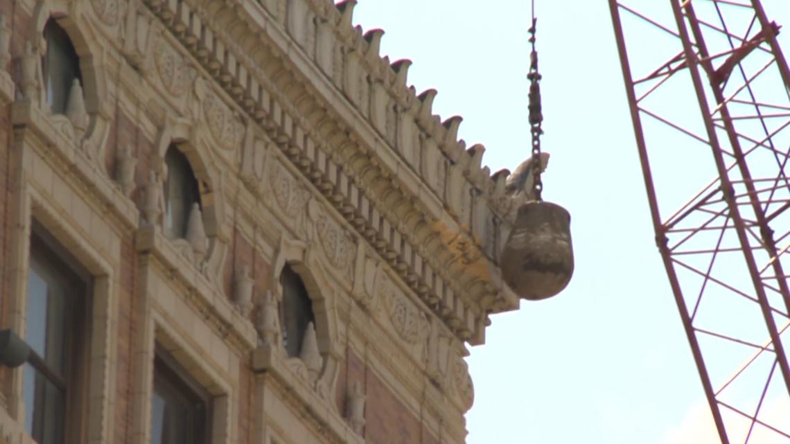 Demolition of Realty Tower in Youngstown begins after explosion | wtol.com