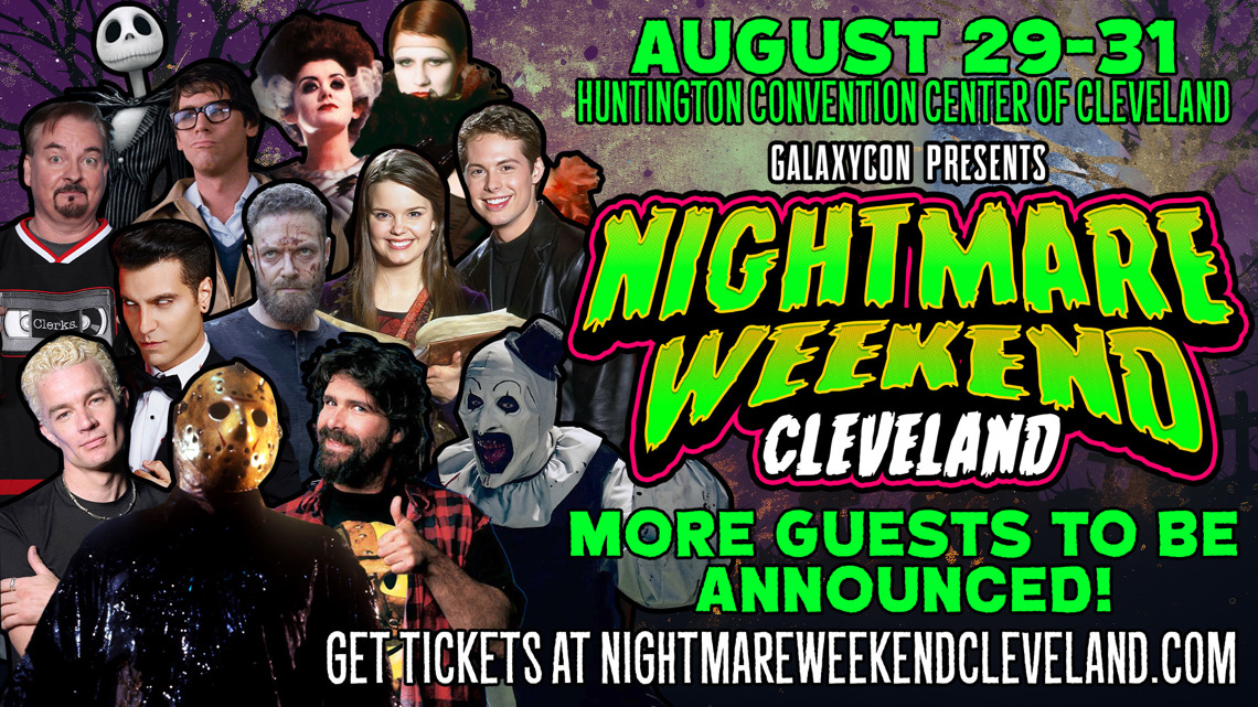 Nightmare Weekend Cleveland: List of celebrity guests and autograph ...