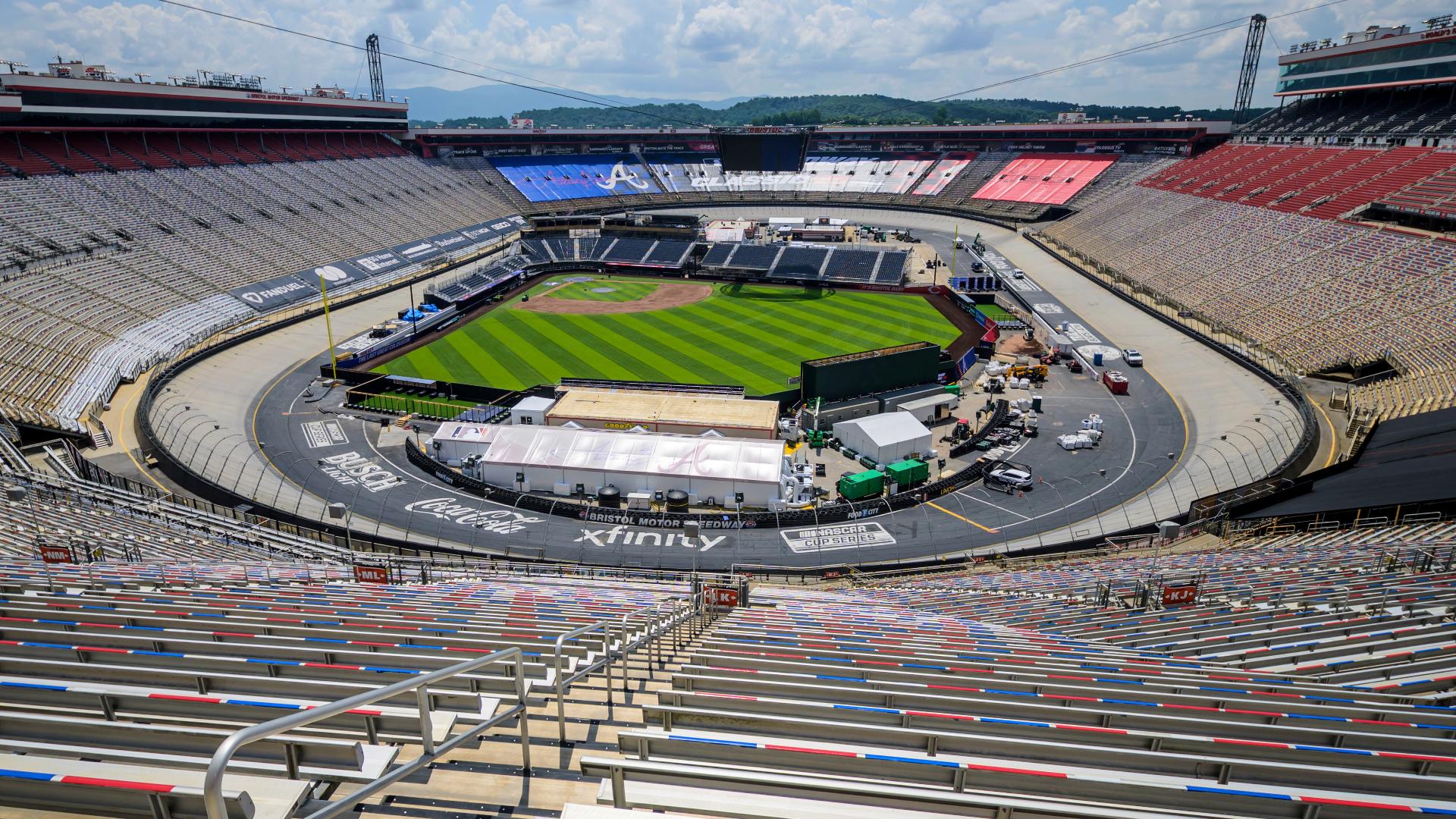 A baseball field in a racetrack? MLB's Speedway Classic at Bristol ...