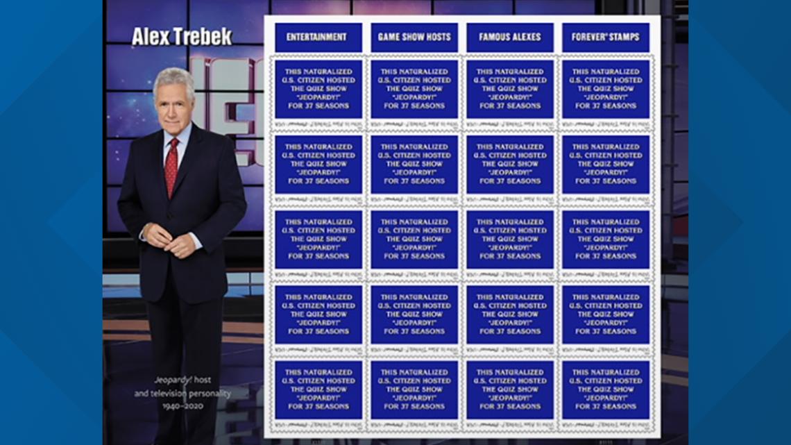 USPS Forever stamp honors late 'Jeopardy!' host Alex Trebek | wtol.com