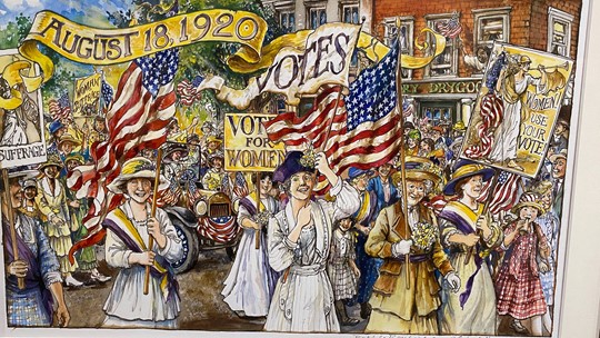 Women's Suffrage Movement art | wtol.com