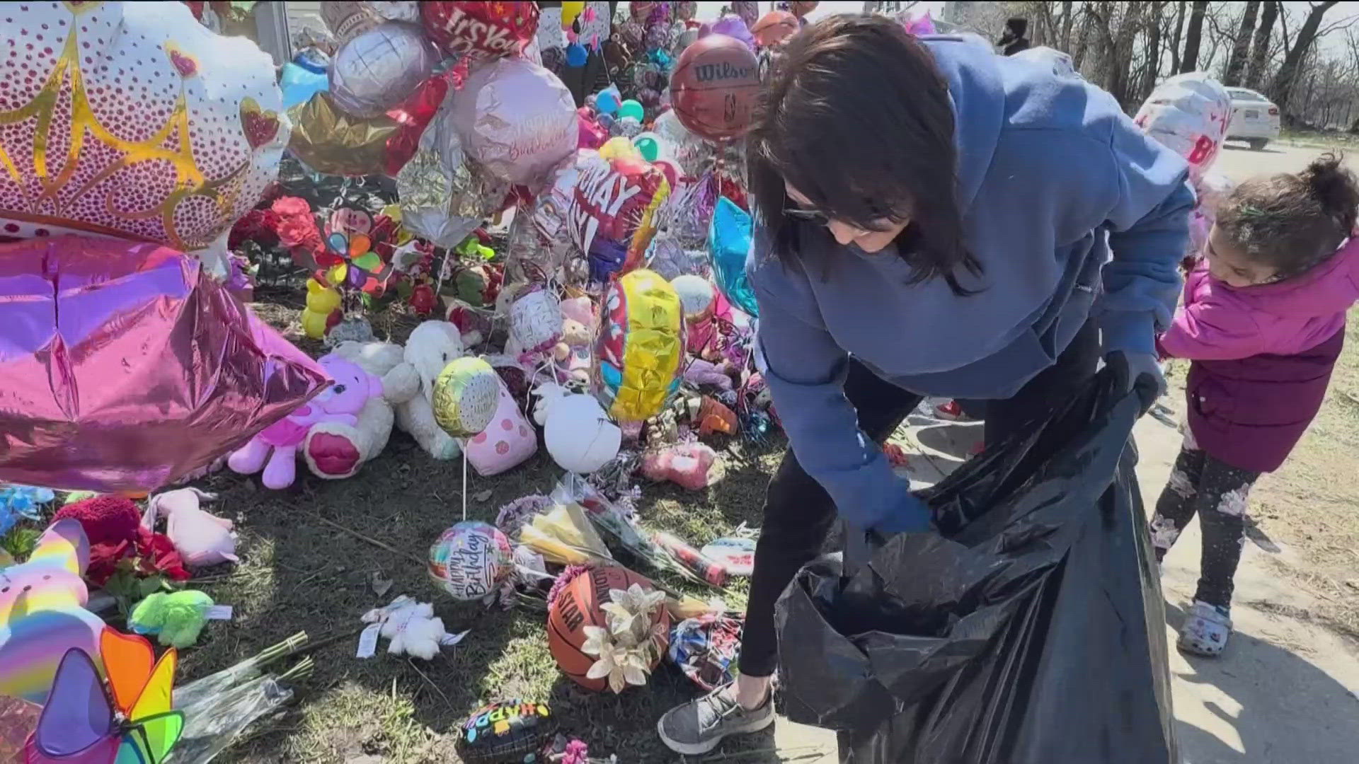 Community moving Kei'Mani Latigue memorial from property where she was found | wtol.com