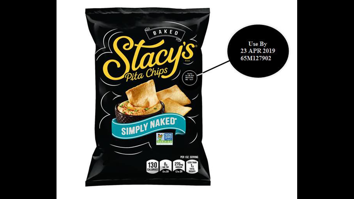 Frito-Lay issues nationwide recall of Stacy’s pita chips | wtol.com