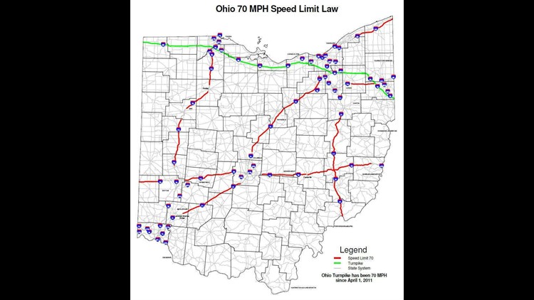 Select interstate speed limits increase to 70 mph this summer | wtol.com