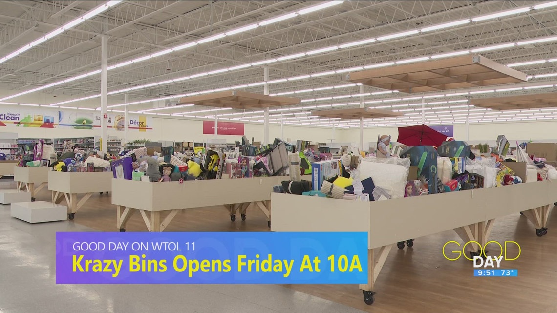 Discount store 'Krazy Bins' opens in west Toledo Friday | Good Day on ...