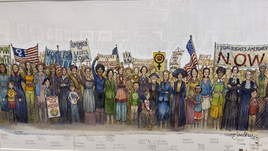 Women's Suffrage Movement art | wtol.com