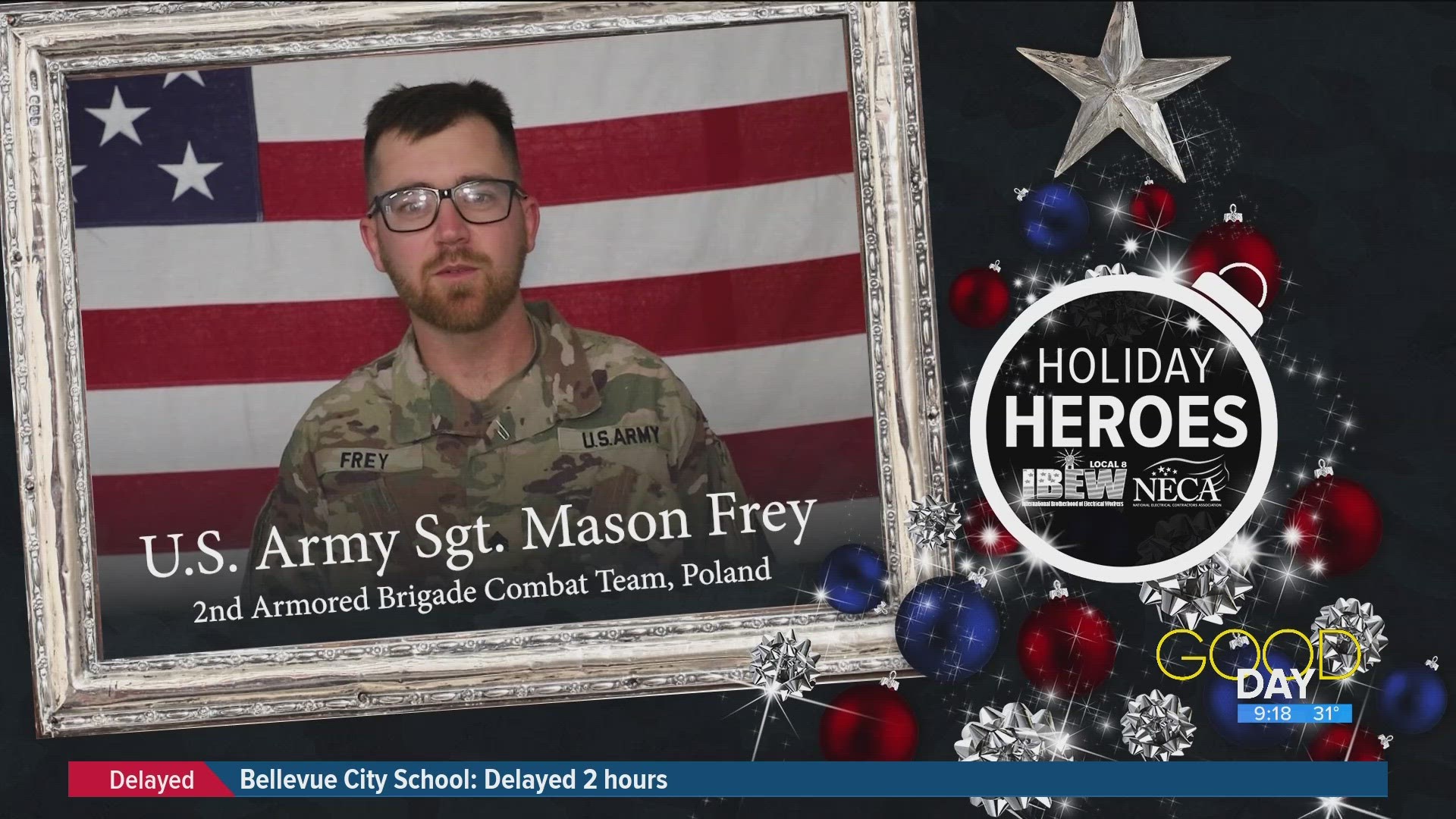 U.S. Army Sgt. Mason Frey | Holiday Heroes 2023 | wtol.com
