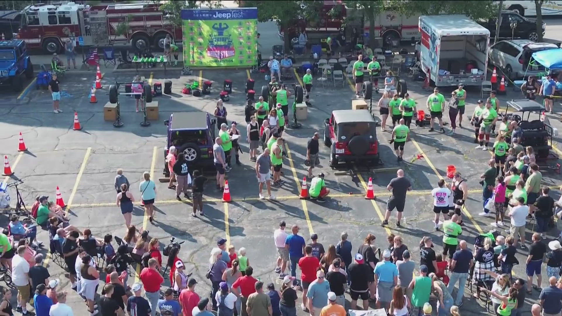 Toledo firefighter holds strongman competition at Jeep Fest | wtol.com