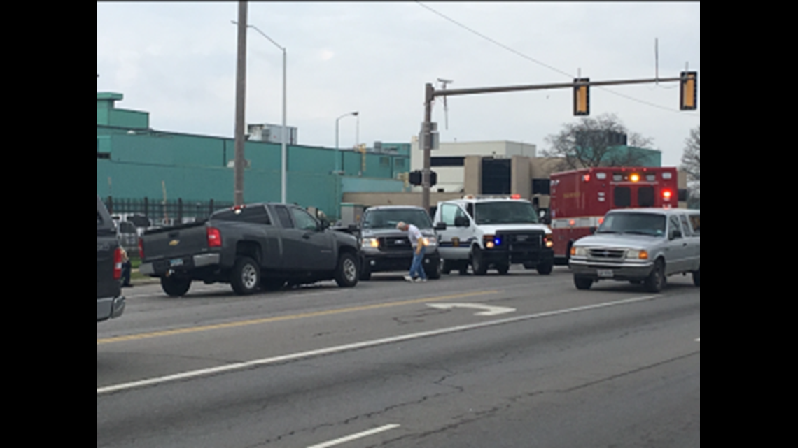 Multiple-vehicle crash in front of Toledo GM Powertrain | wtol.com