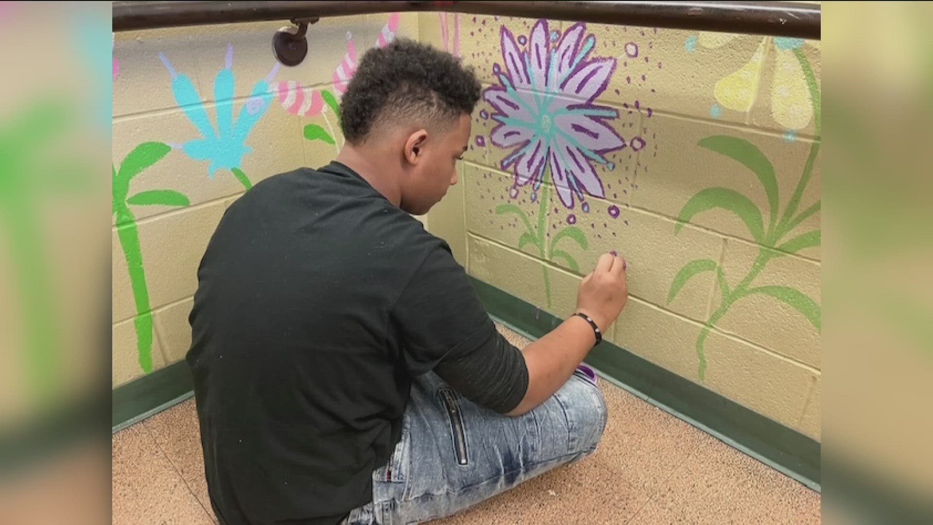 TPS students restore mural at Family House | wtol.com