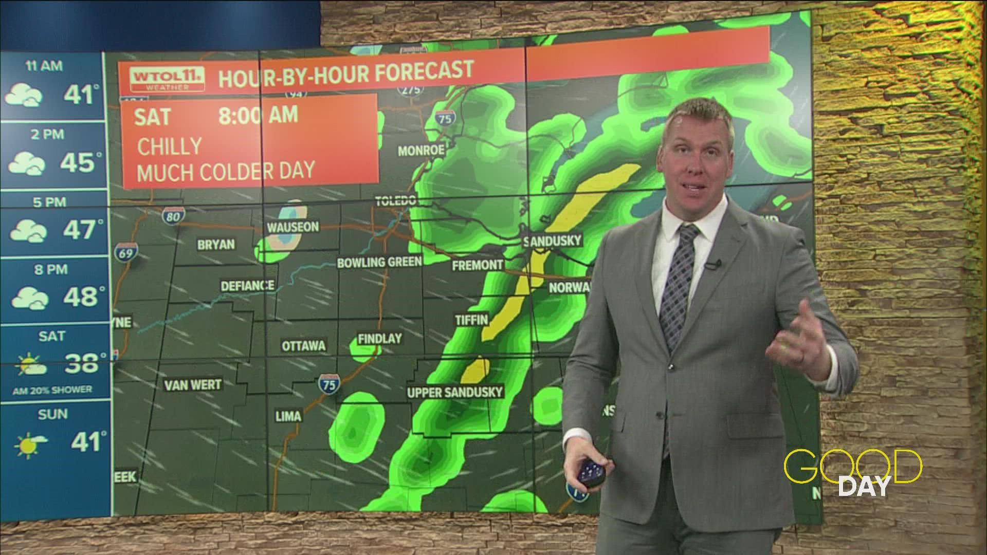 Temps reach 50 degrees, wind chills maintain chilly weekend conditions ...