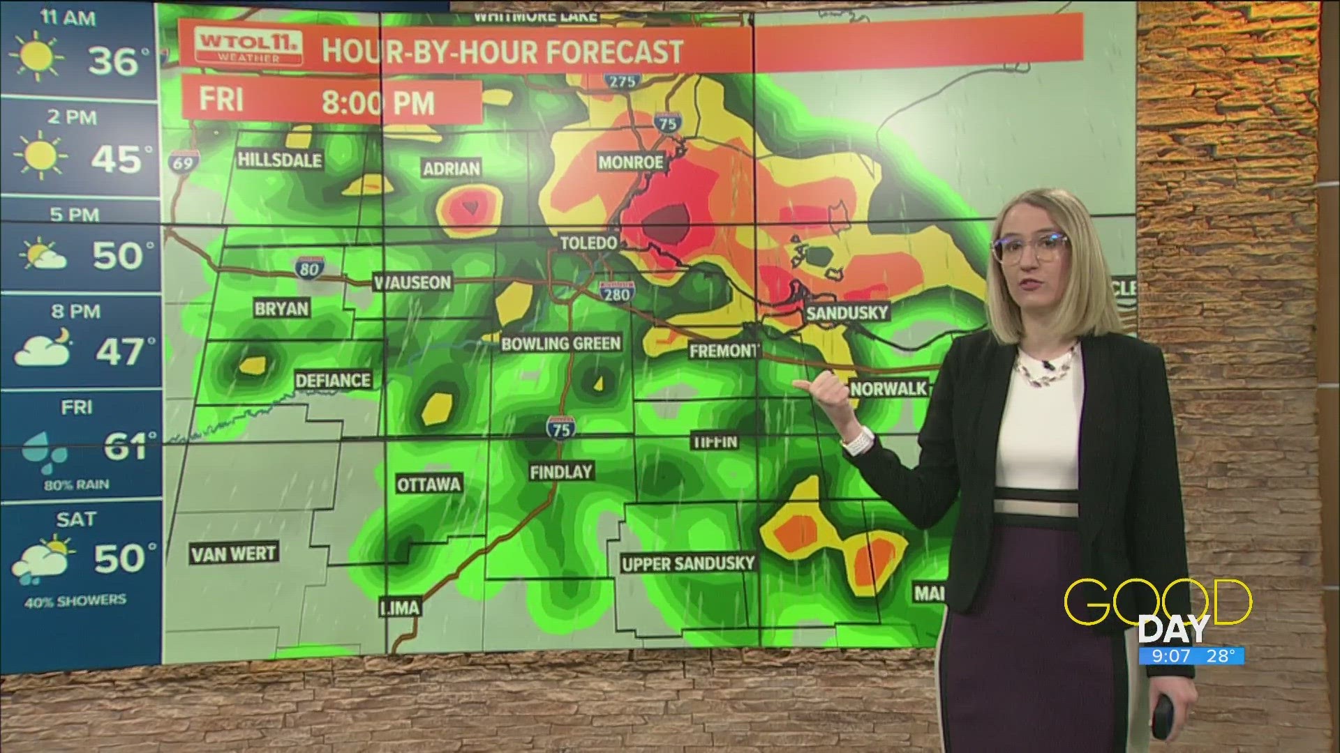 'Rainy, windy and warm' Friday; mild weekend after chilly start to ...