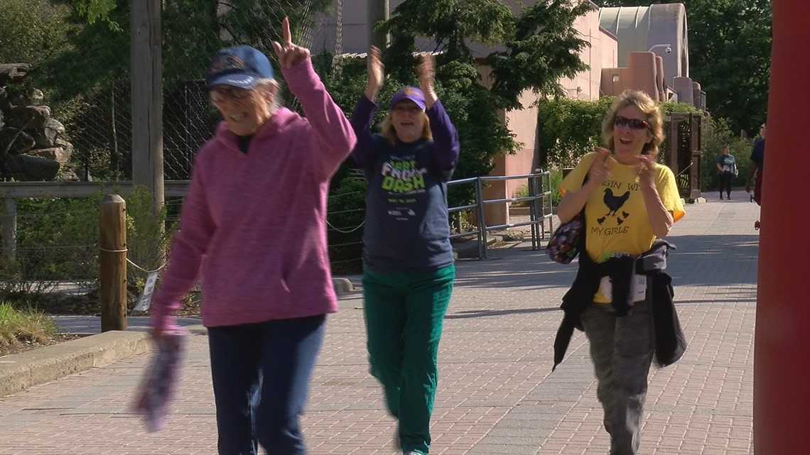 Who is the 93 year old who runs in the zoo's Dart Frog Dash? | wtol.com