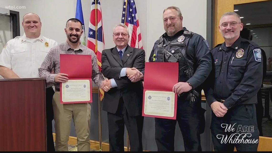 Northwest Ohio officers awarded for heroism during apartment fire ...