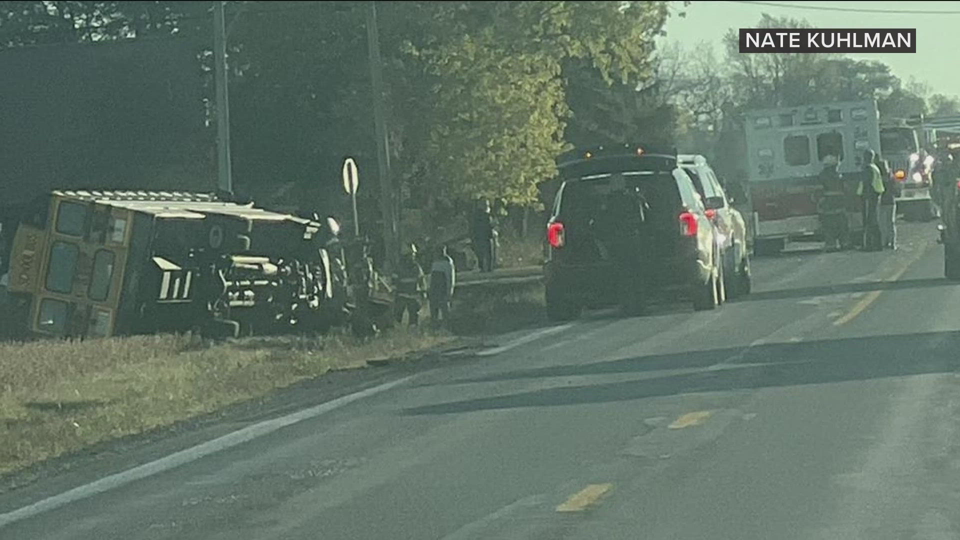 School bus involved in rollover crash in Henry County, no students on ...