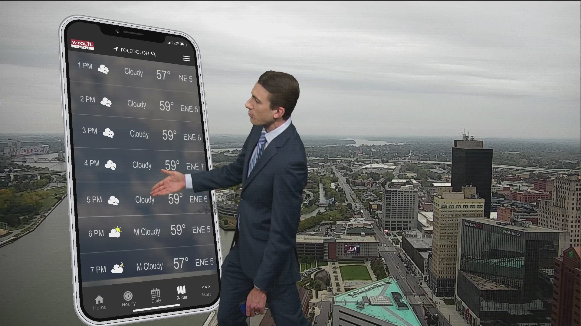 Scattered and light rain throughout the day Thursday; damp and cool ...