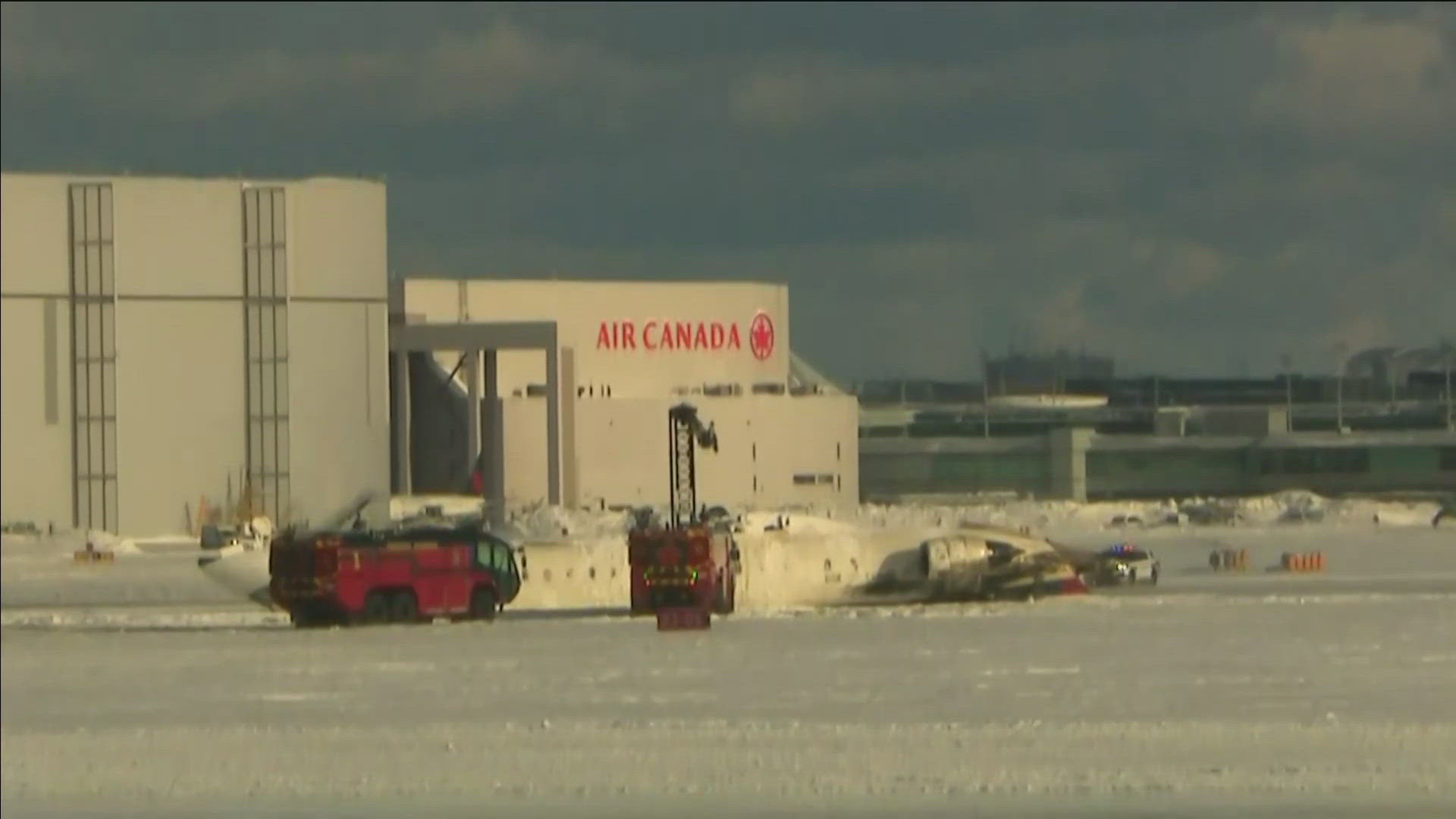 Delta flight crashes at Toronto Airport after landing, flips upside ...