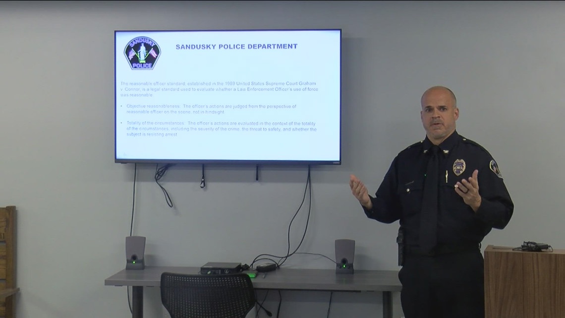 Sandusky Police hold press conference after controversial arrest | wtol.com