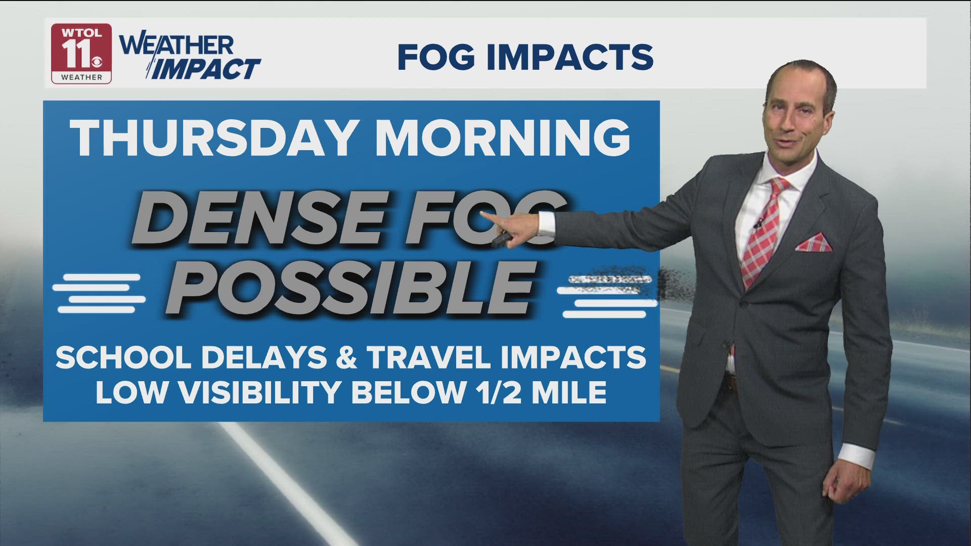 Dense fog possible into Thursday morning, potential travel delays and ...