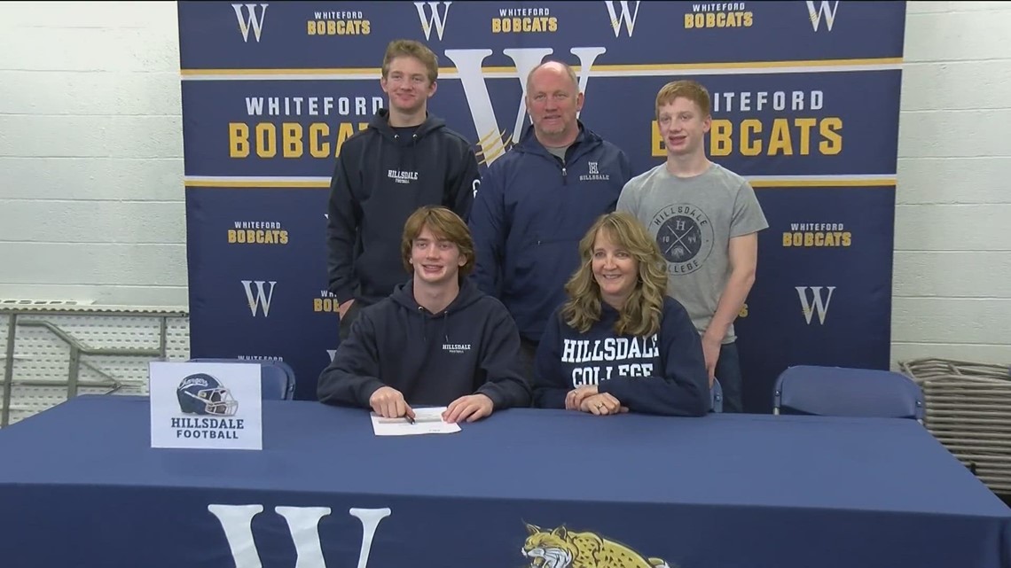 Whiteford's Ryin Ruddy signs with Hillsdale College, earns award | wtol.com