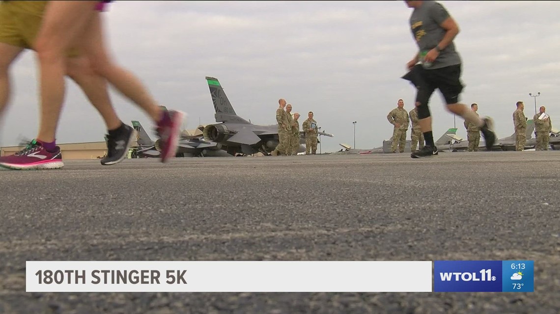 Feet fly and pride soars at 180th Fighter Wing's Stinger 5k | wtol.com