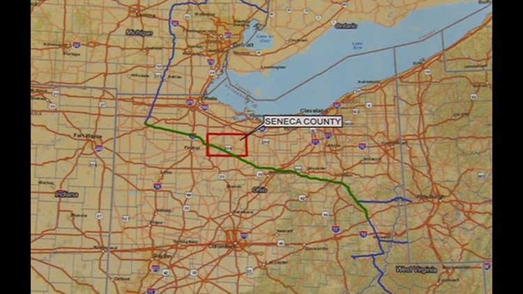Maps show where natural gas pipeline is projected to go | wtol.com